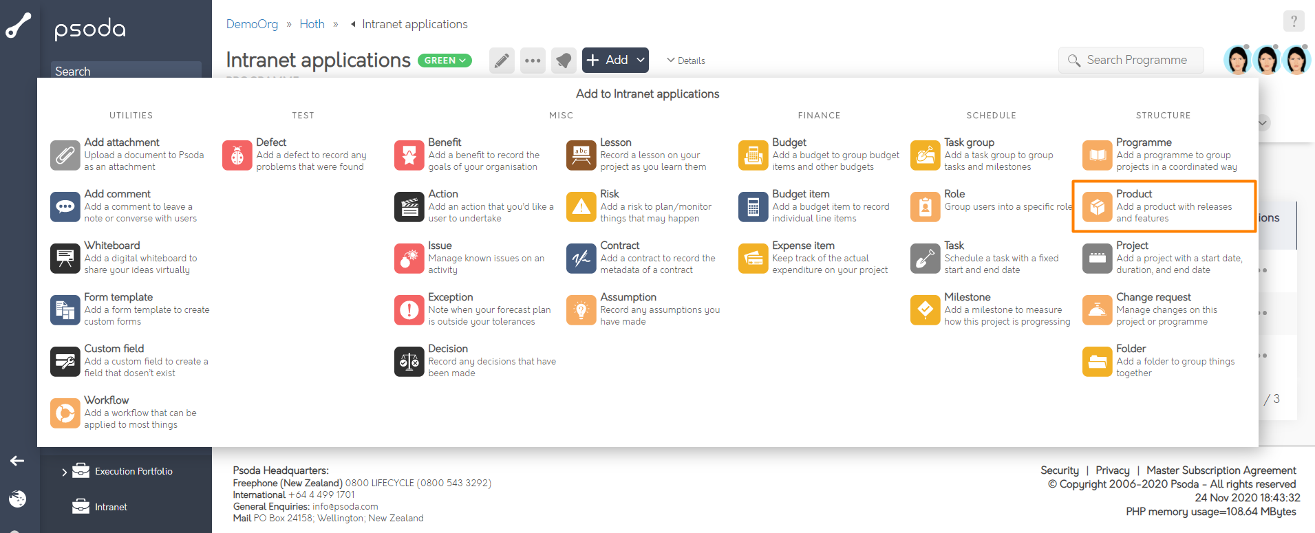 Add product form - Psoda Help Centre