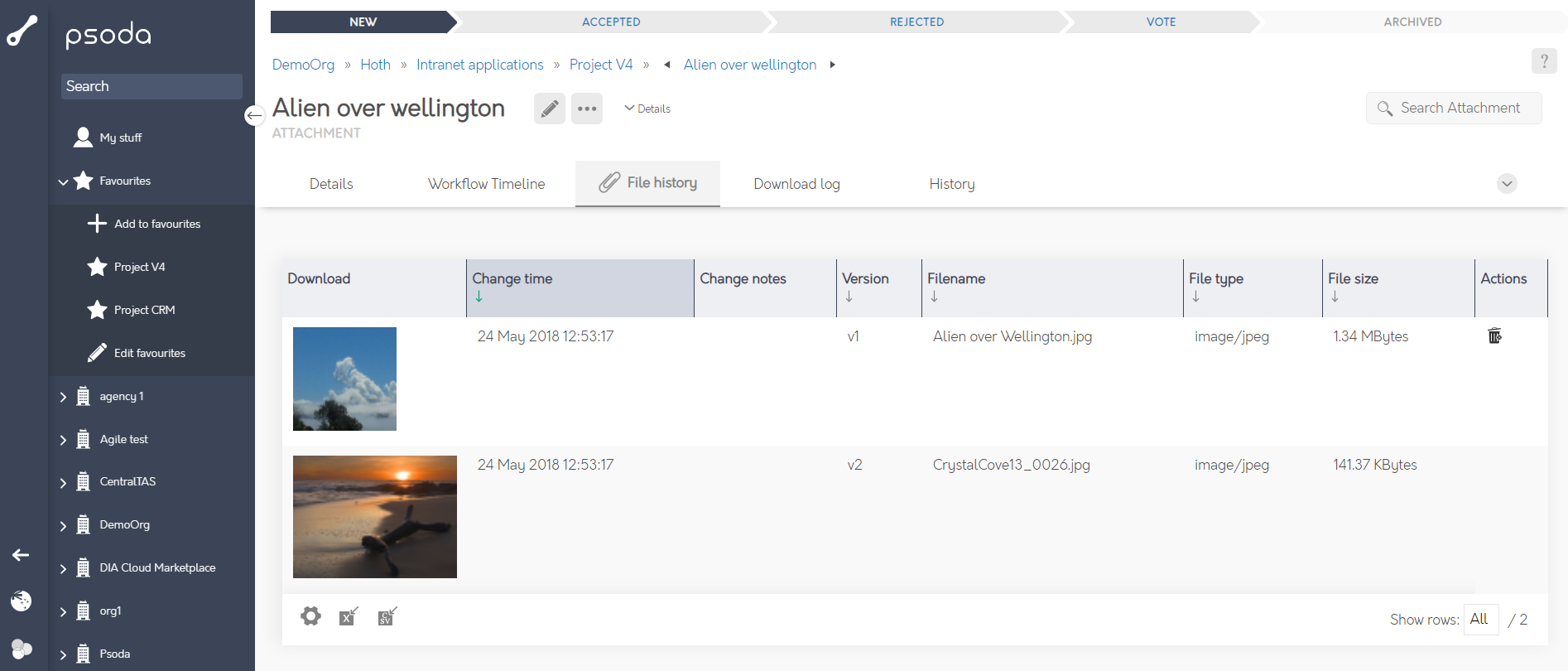 View attachment page | Psoda Help Centre