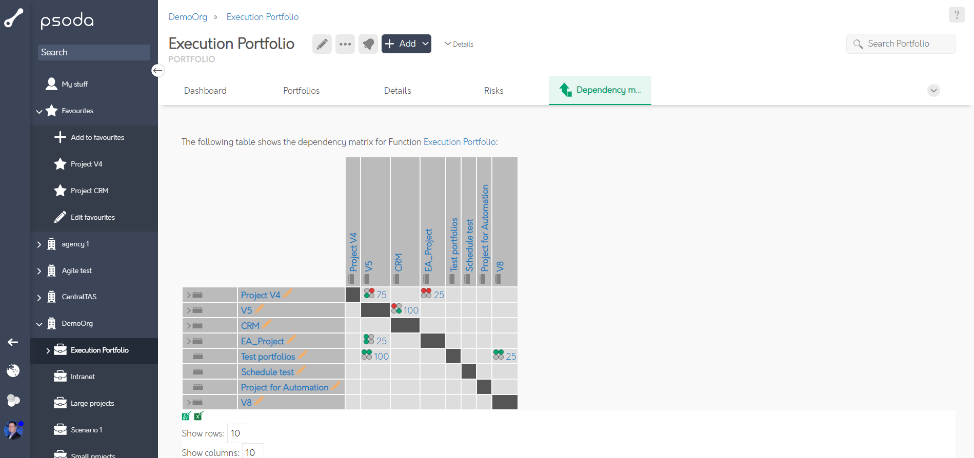 View portfolio page | Psoda Help Centre