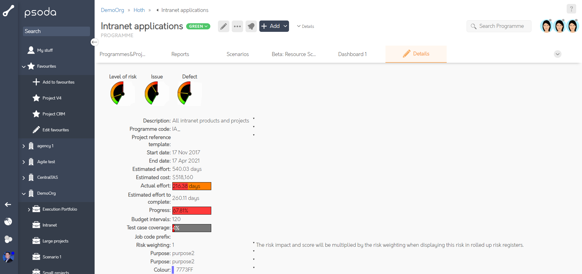 View programme page | Psoda Help Centre