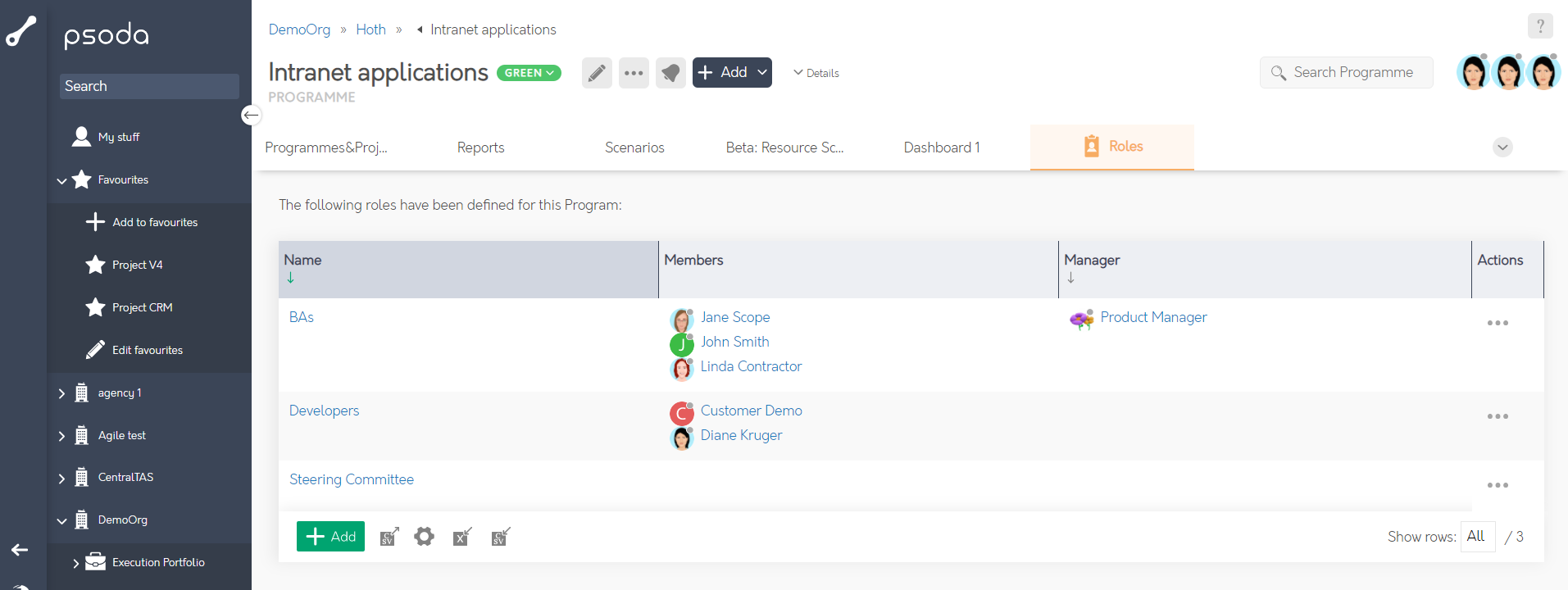 View programme page | Psoda Help Centre