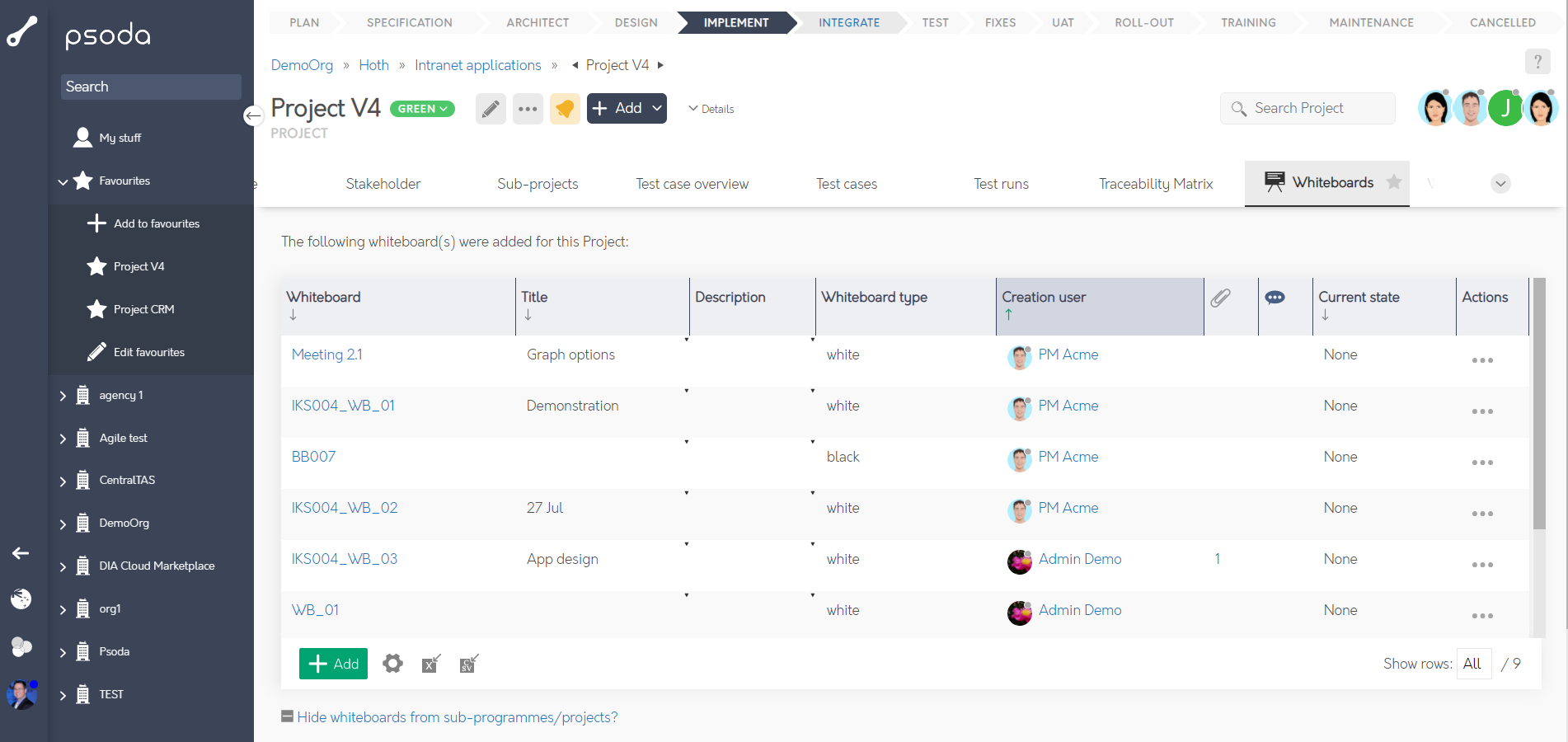 View project page | Psoda Help Centre